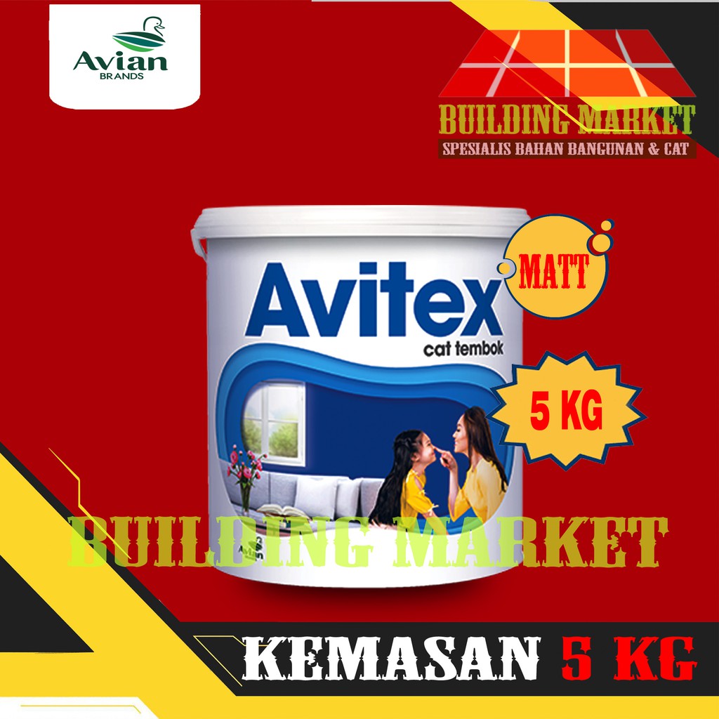 Jual CAT PLAFON GYPSUM GRC TRIPLEK CAT AVIAN BRANDS CAT TEMBOK AVITEX ...