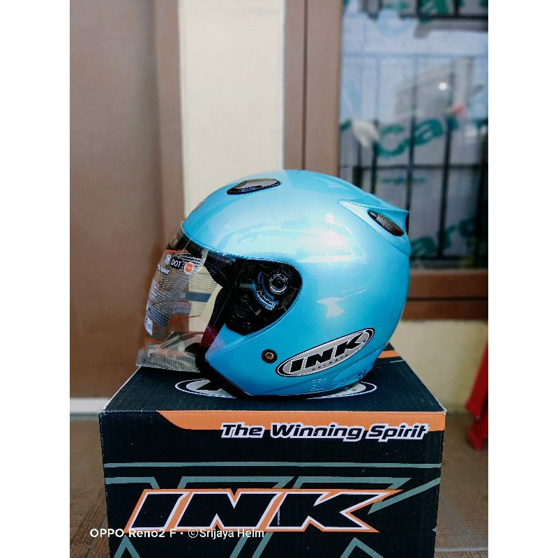 Jual HELM INK CENTRO ICE BLUE ORIGINAL | Shopee Indonesia