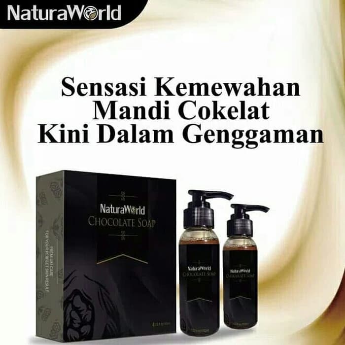 Jual Chocolate Soap/Sabun Coklat Original @100ml By Natura World ...