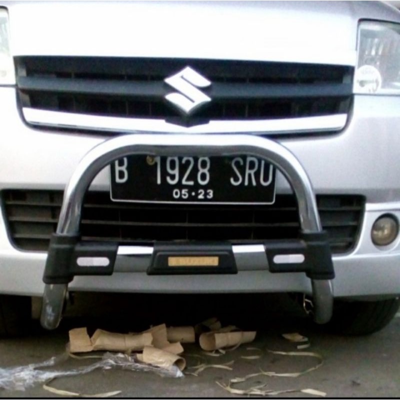 Jual Bumper tanduk depan Apv Lama/Apv Arena model evo sporty pipa besi ...