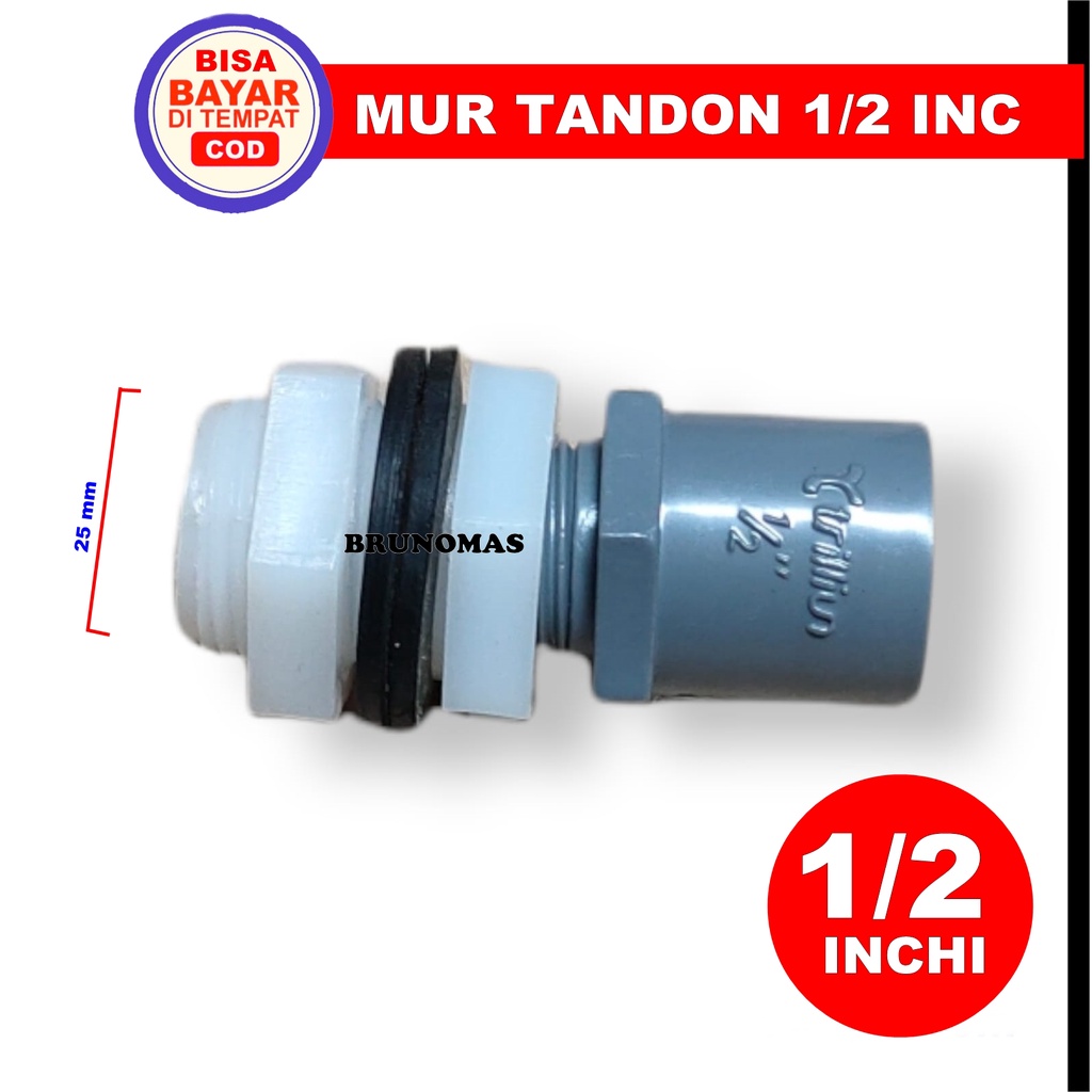 Jual Nepel Drat Tandon 1/2 Inchi - Neple Input Output Pipa Setengah In ...