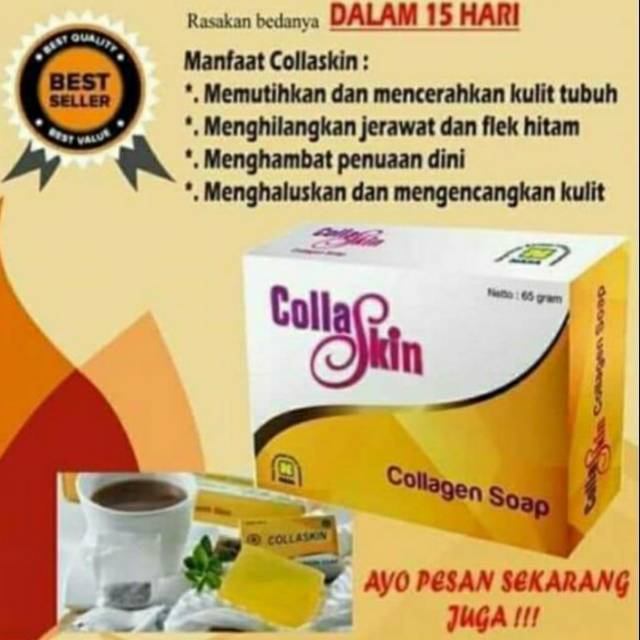 Jual COLLASKIN DRINK MATCHA GREEN TEA WITH COLLAGEN,Asli dari ...