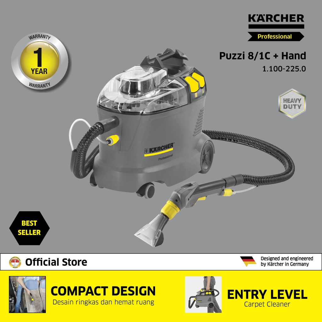 Jual Karcher Puzzi 8/1 C With Hand Nozzle *EU 1200W Carpet Cleaner ...