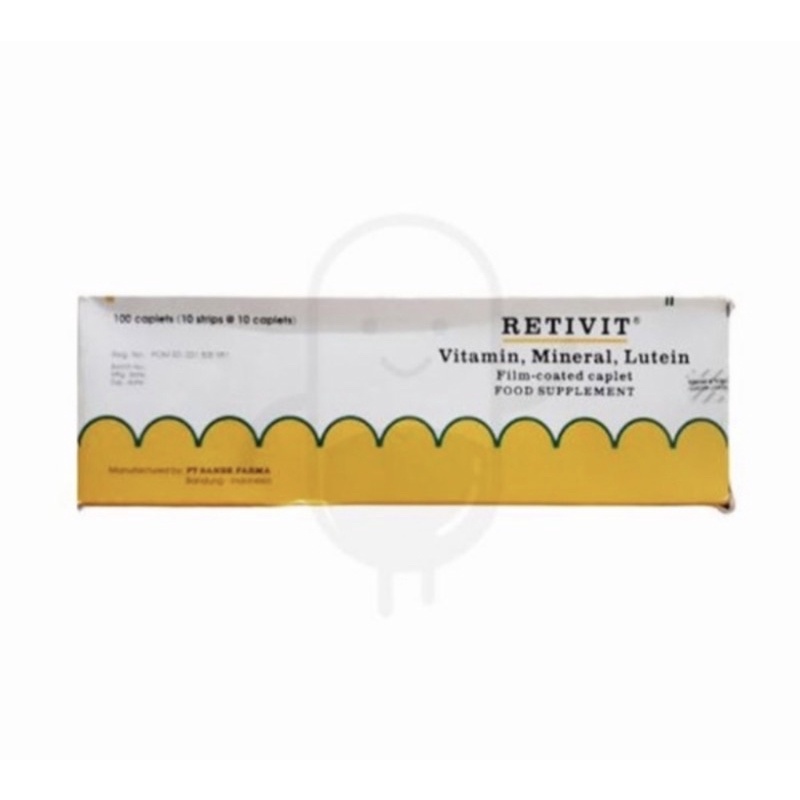 Jual Retivit strip 10 tablet ( vitamin kesehatan mata ) | Shopee Indonesia