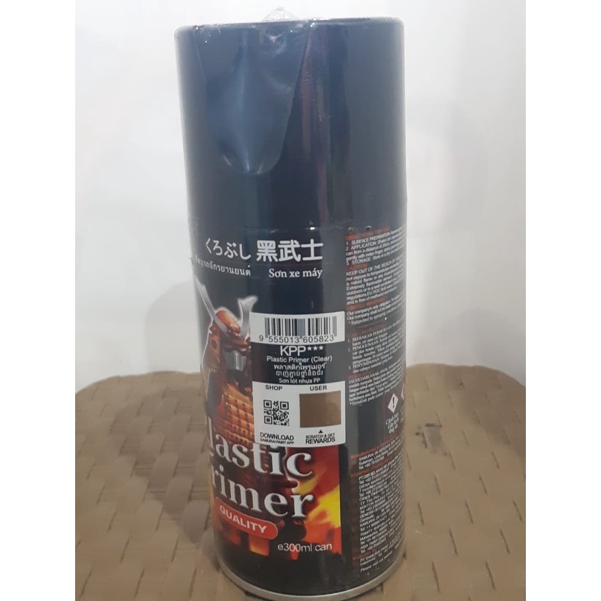 Jual Pilox Samurai/Cat Spray Samurai Paint kpp(plastic Primer/Clear ...