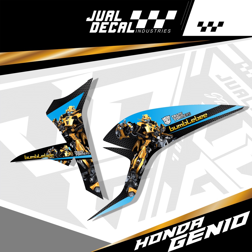 Jual Stiker Motor Honda Genio BUMBLE BEE TRANSFORMER Variasi 2020 2021 ...