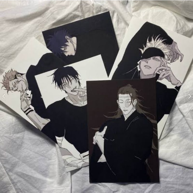 Jual Paket isi 2 Magic postcard jujutsu kaisen / jjk (tergantung suhu ...