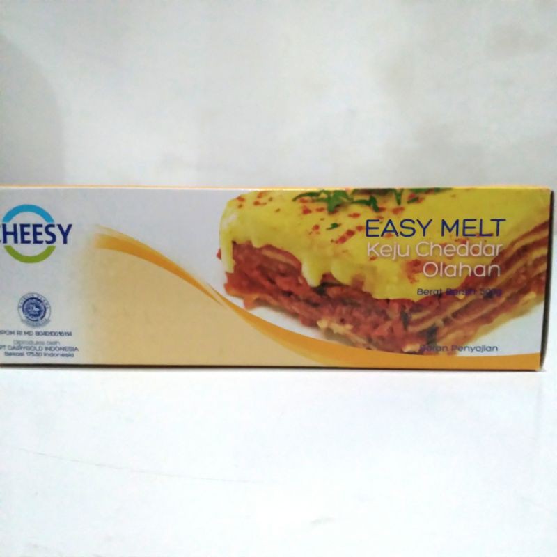 Jual Cheesy Easy Melt Cheddar Cheese 500gr / Keju | Shopee Indonesia
