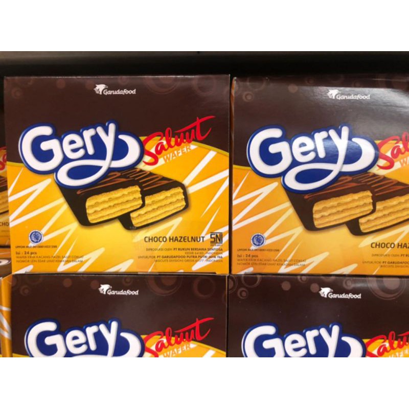 Jual Gerry Chocolate Wafer Saluut 6gr | Shopee Indonesia