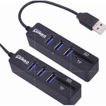 Jual USB HUB COMBO (Usb Hub + Card Reader) | Shopee Indonesia