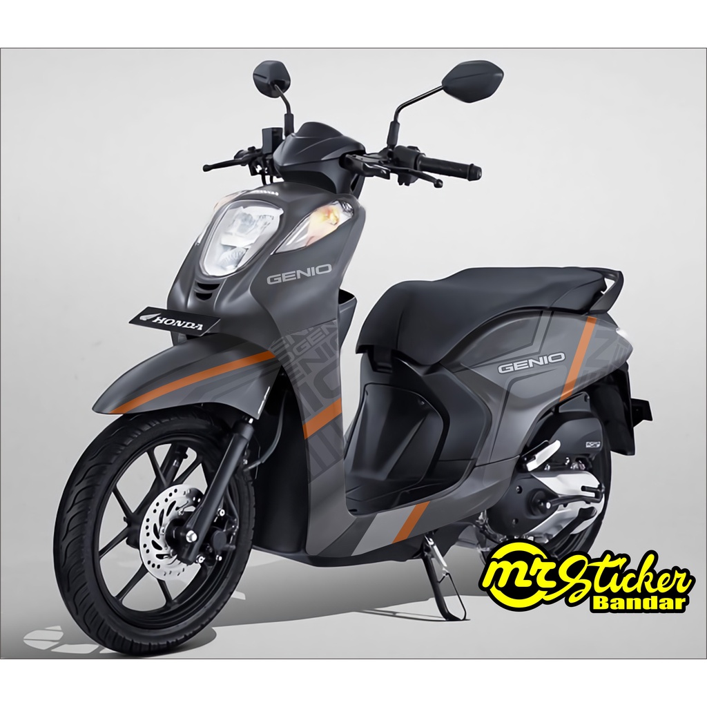 Jual decal sticker genio full body full blok dekal stiker genio simpel ...