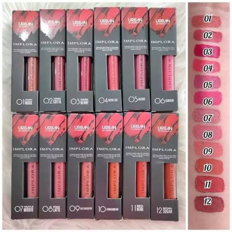 Jual IMPLORA LIP CREAM MATTE | Shopee Indonesia