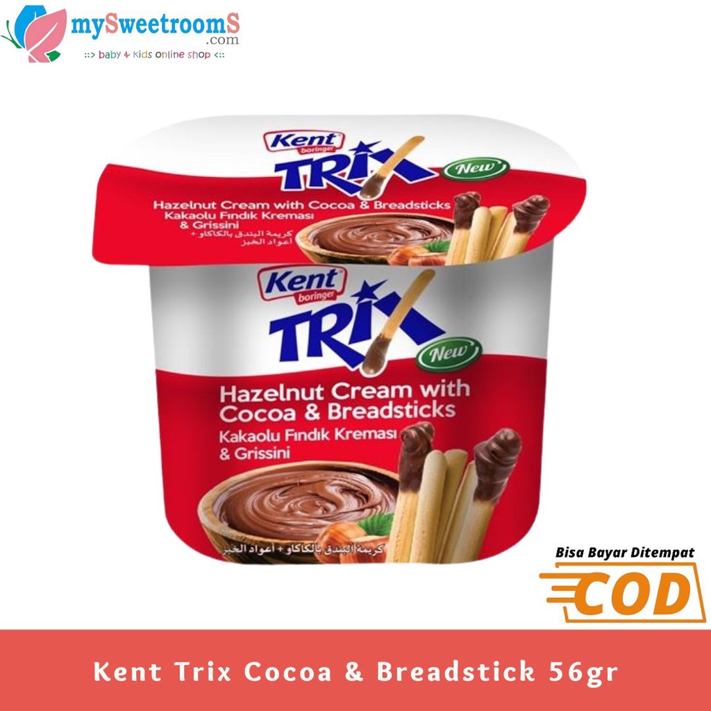 Jual Biskuit Stik Kent Trix Cocoa & Breadstick / Cemilan Coklat Turki ...