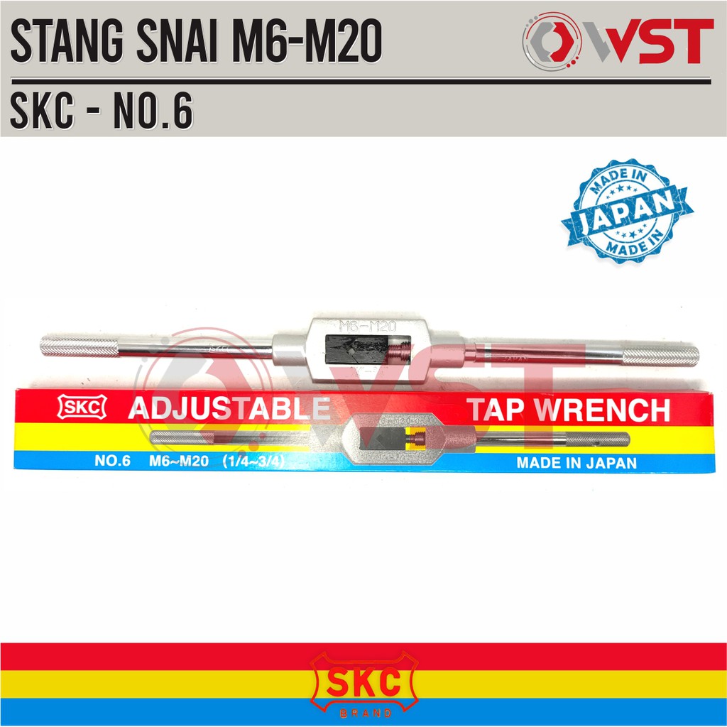Jual SKC Stang Hand Tap M6-M20 No 6 / Gagang Hand Tap | Shopee Indonesia