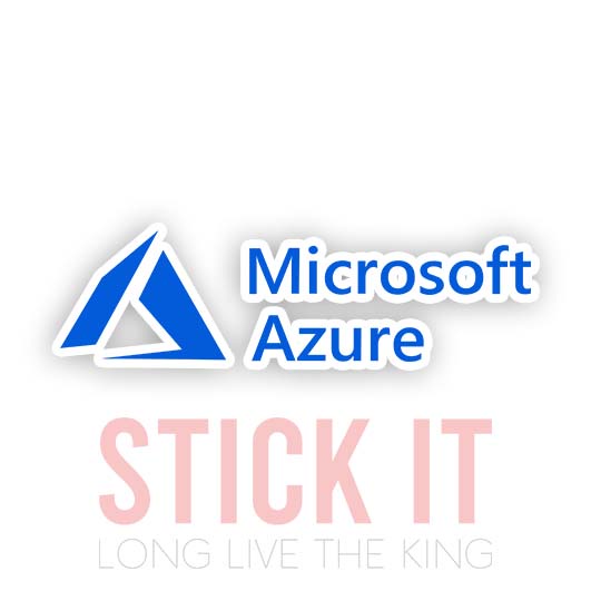Jual Stiker sablon setrika DTF kaos baju sticker vinyl microsoft azure ...