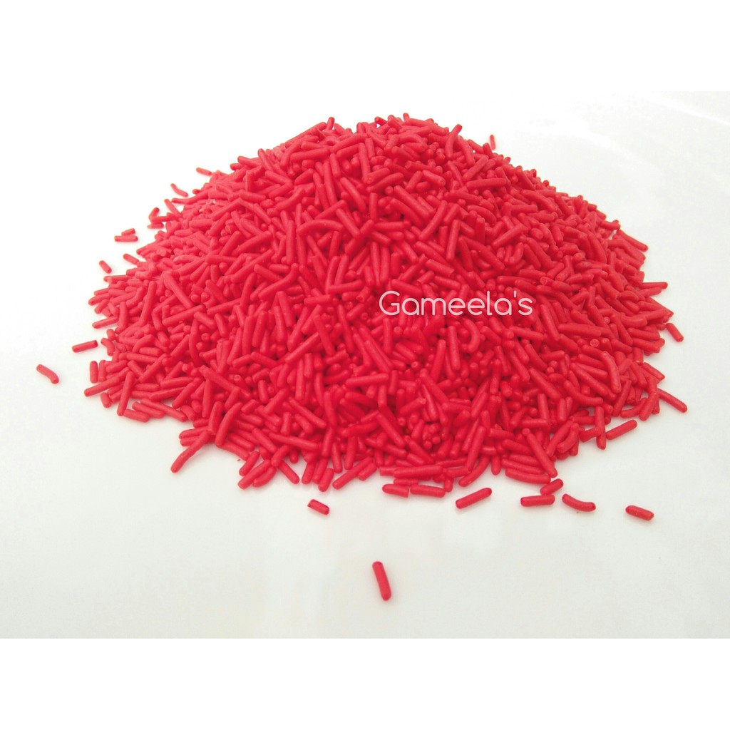 Jual Meises Elmer Warna Merah Raspberry Repack 100 Gr - Chocorice Halal ...