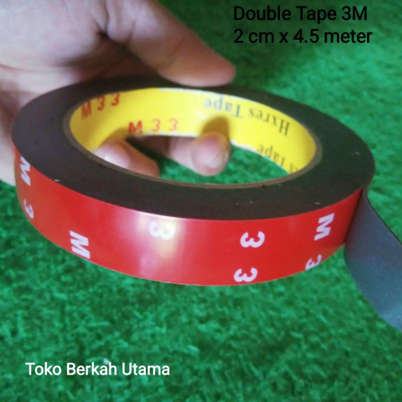 Jual Double Tape 3M Foam Merah 2 cm x 4.5 meter | Shopee Indonesia
