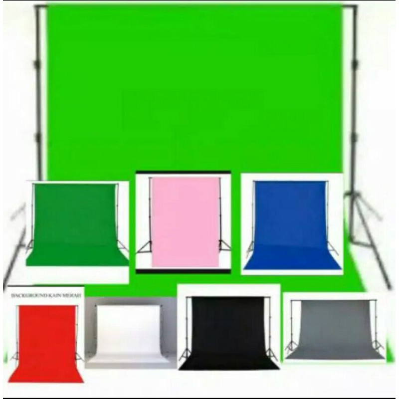Jual Green screen gren scren green scren layar latar background bahan ...