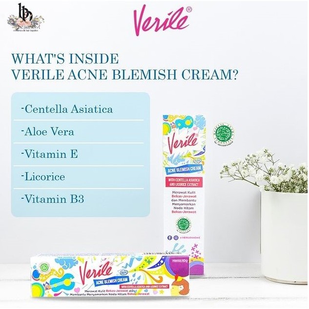 Jual VERILE Acne Blemish Cream 10g | Shopee Indonesia