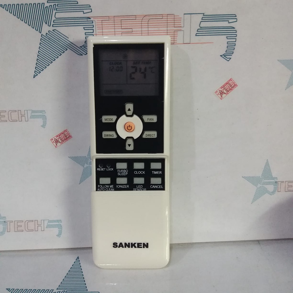Jual REMOT REMOTE AC SANKEN R07B BGCE R51M/E ORIGINAL ASLI KW | Shopee ...