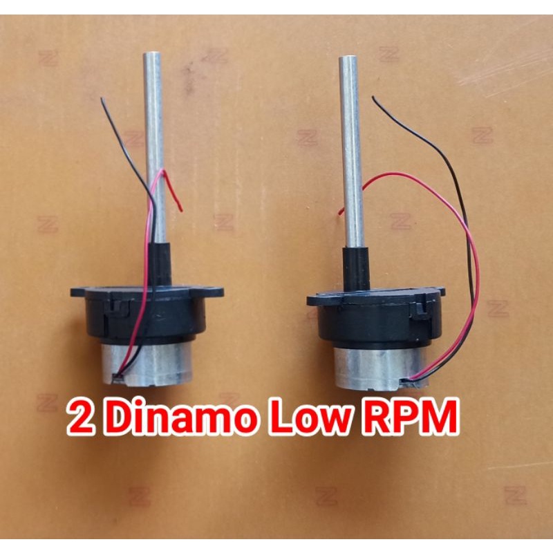 Jual Dinamo gearbox 2 pcs 3-5v Low Rpm bolak balik Putaran rendah ...