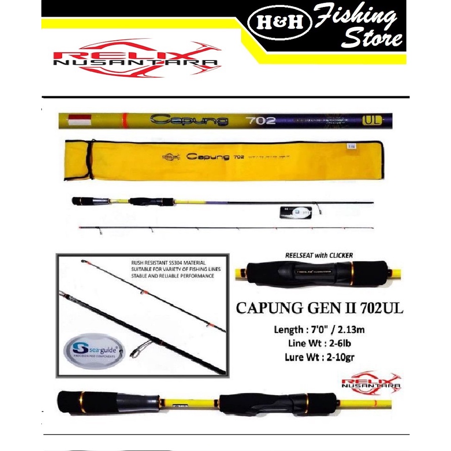 Jual Joran Relix Nusantara Capung 702 UL 2-6 lb Gen 2 Special Edition | Shopee Indonesia
