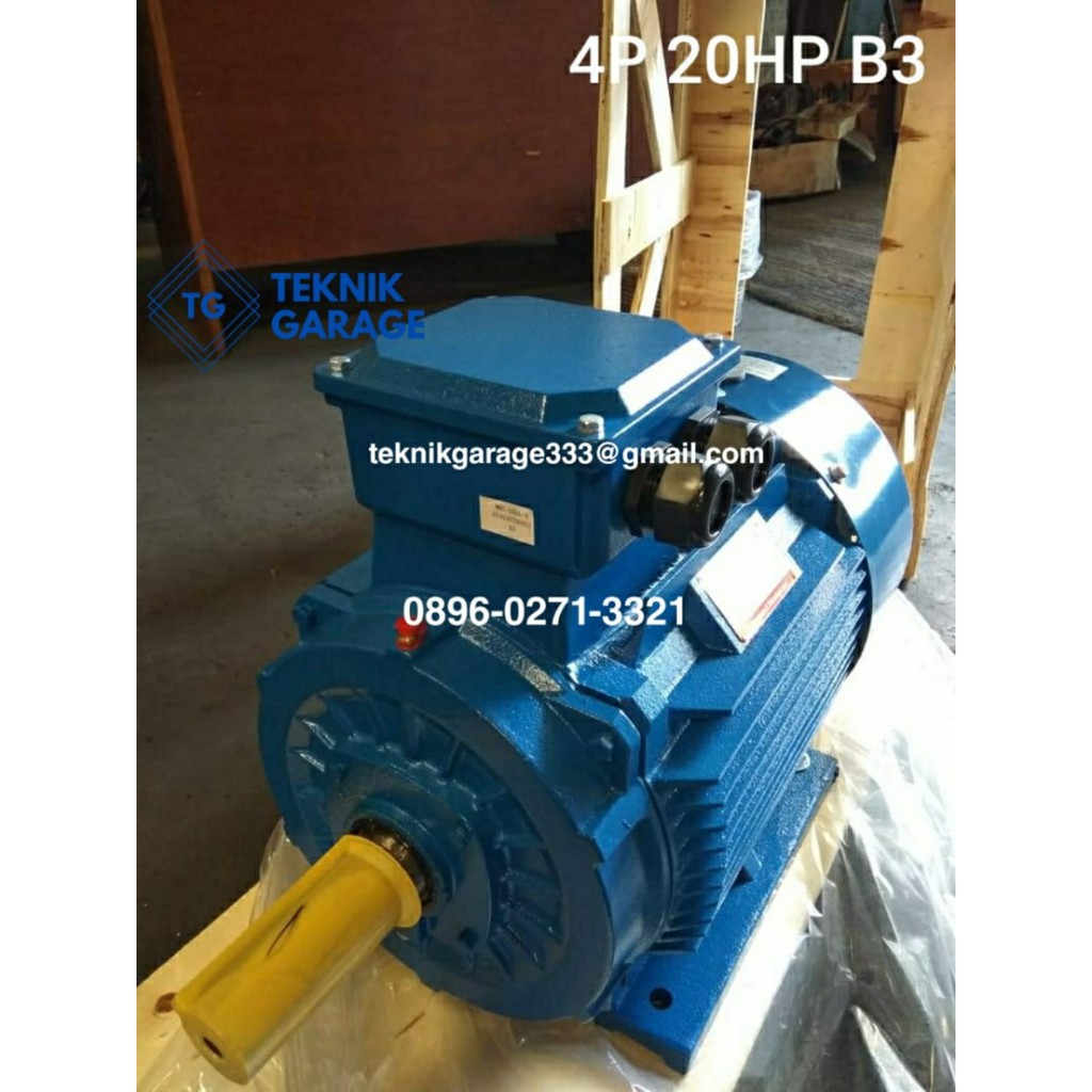 Jual Elektro motor - Dinamo Merk Melco 4Pole 20Hp/15Kw B3 - 3 Phase | Shopee Indonesia