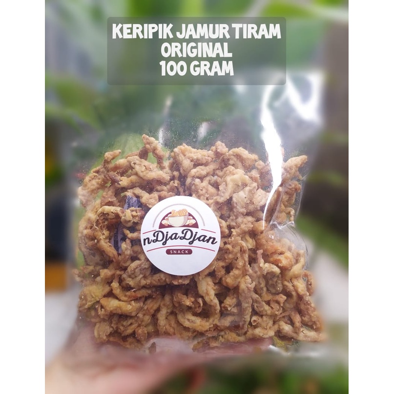 Jual Keripik Jamur Tiram 100 Gram Jamur Krispi Jamur Crispy NdjaDjan ...