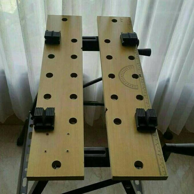 Jual Portable Workbench Krisbow/Meja Kerja Potong Gergaji | Shopee ...