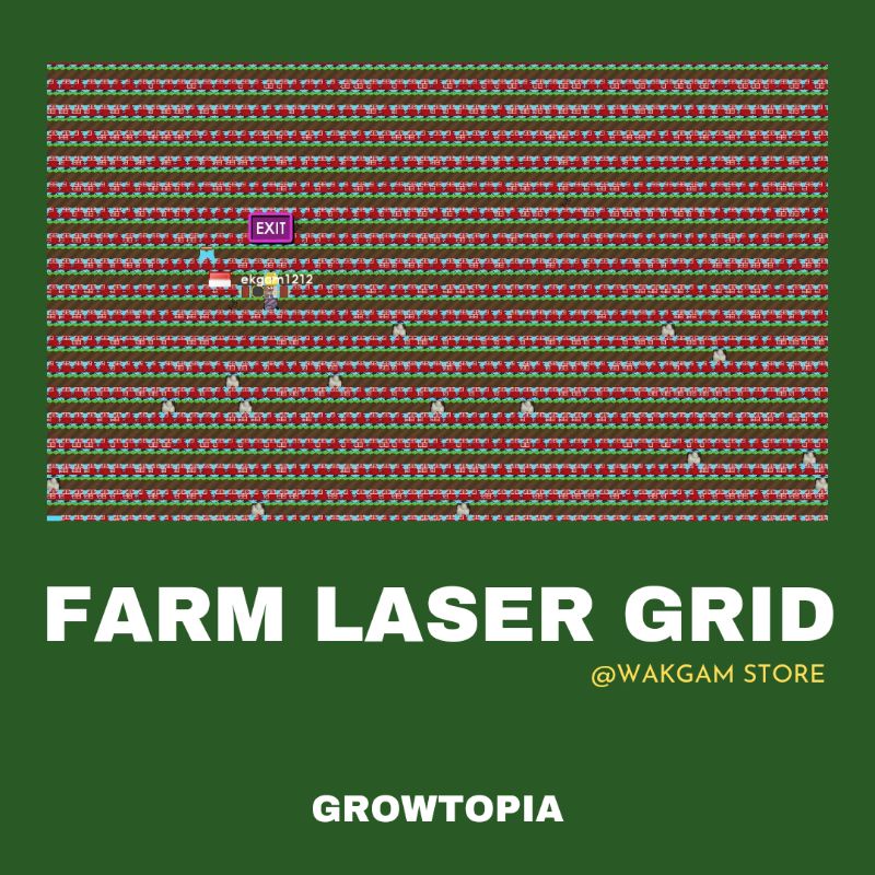 Jual DIAMON LOCK ___FRAM LASER GRID (GROWTOPIA) | Shopee Indonesia