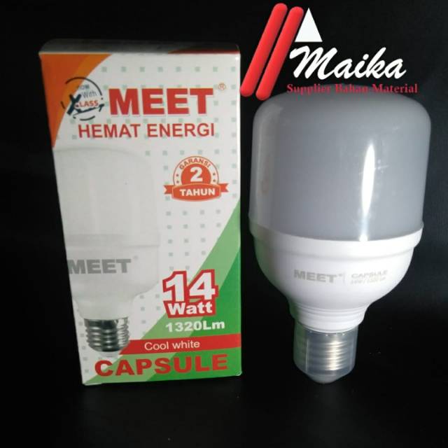 Jual Lampu LED Capsule MEET 14 Watt , Garansi 2 Tahun !!! | Shopee ...