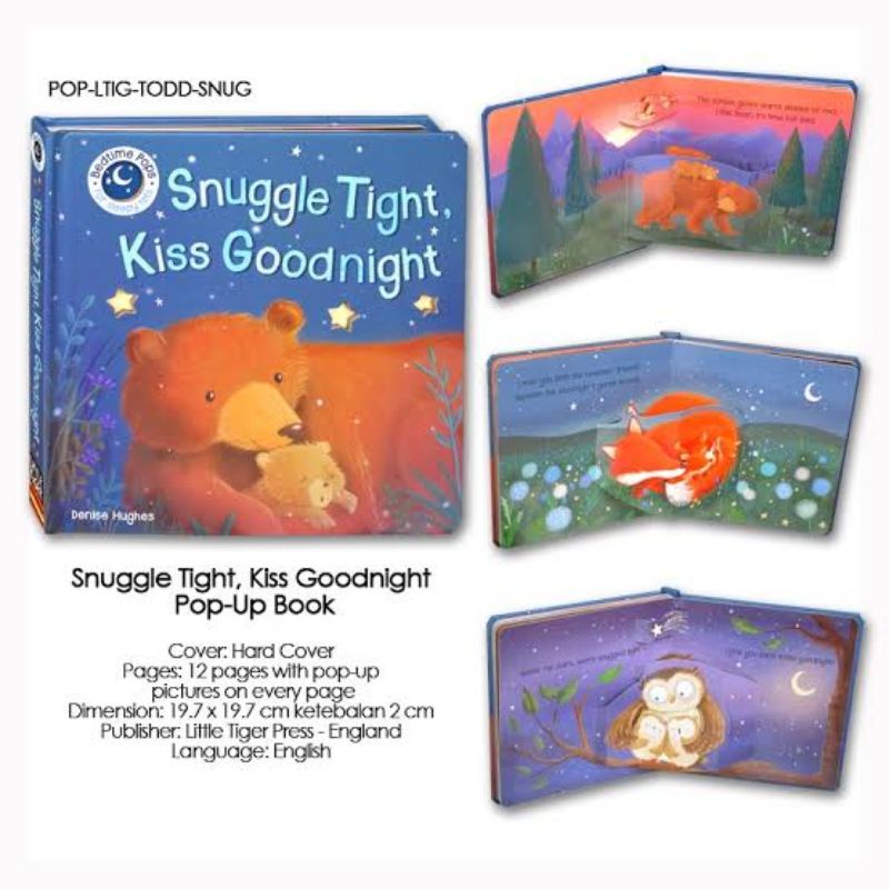 Jual pop up snuggle tight kiss goodnight little tiger press group ...