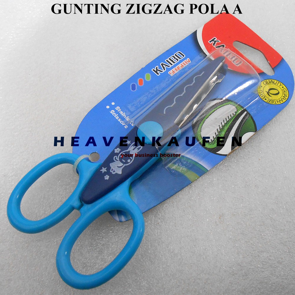 Jual Gunting Pola / Gunting Zig Zag Pola A Murah Untuk Craft Kertas ...
