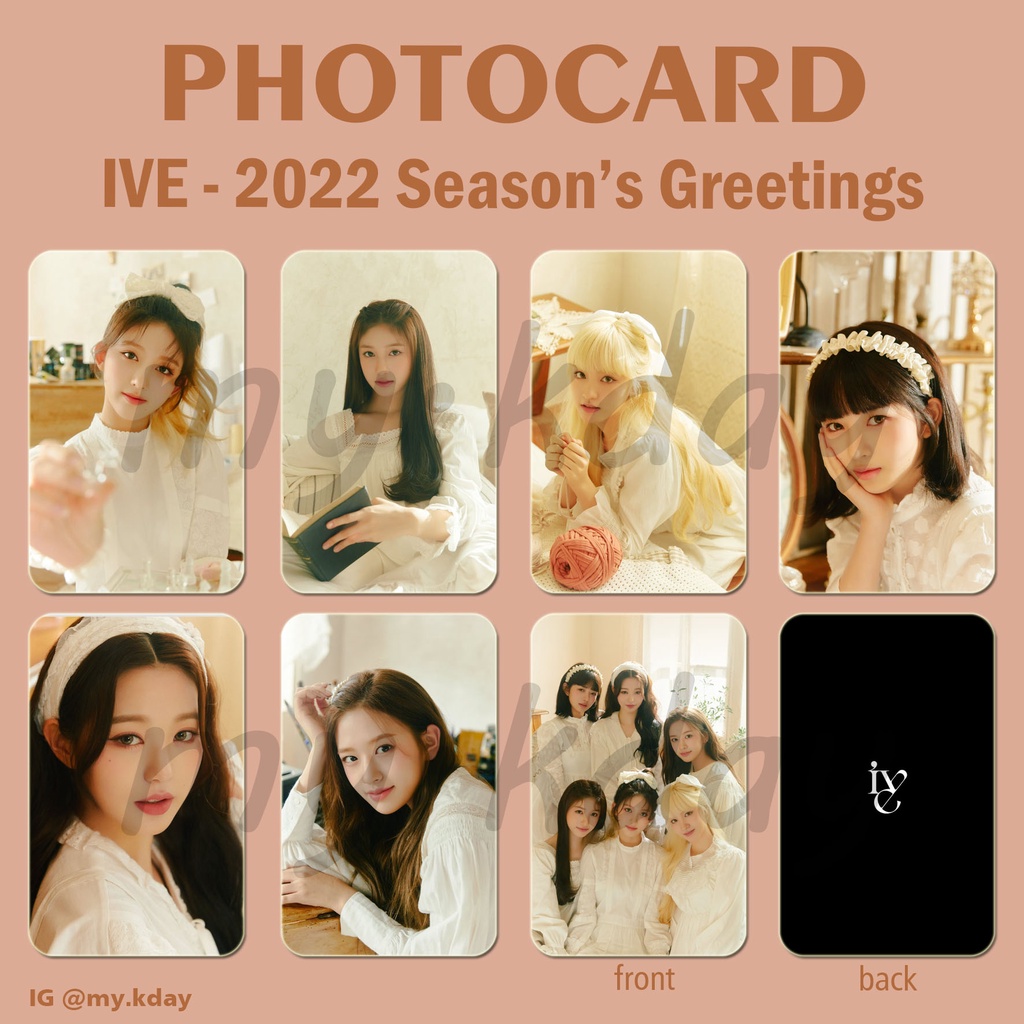 Jual PC-0785, Photocard IVE 2022 Season's Greetings 2 sisi | Shopee Indonesia
