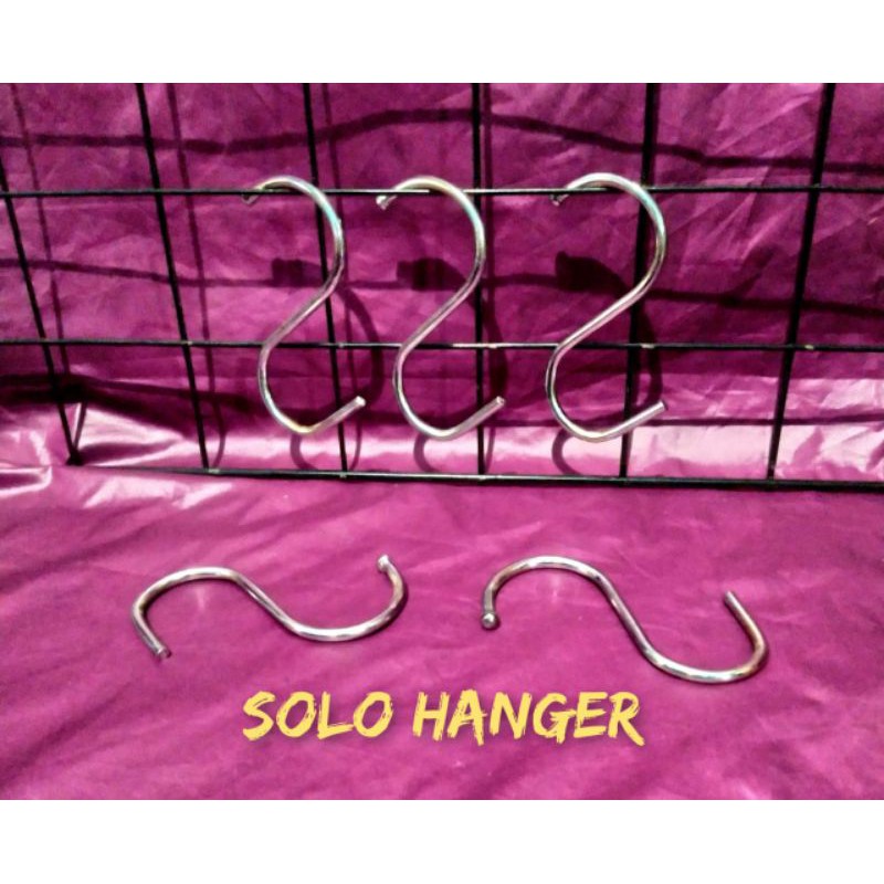 Jual Gantungan Huruf S Besi / Letter S Crome / pengait Besi S (4mm ...