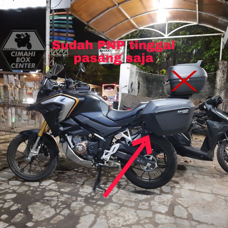 Jual Paket Promo Box Shad SH23 + Bracket 3P SHAD untuk Honda CB150X dan ...