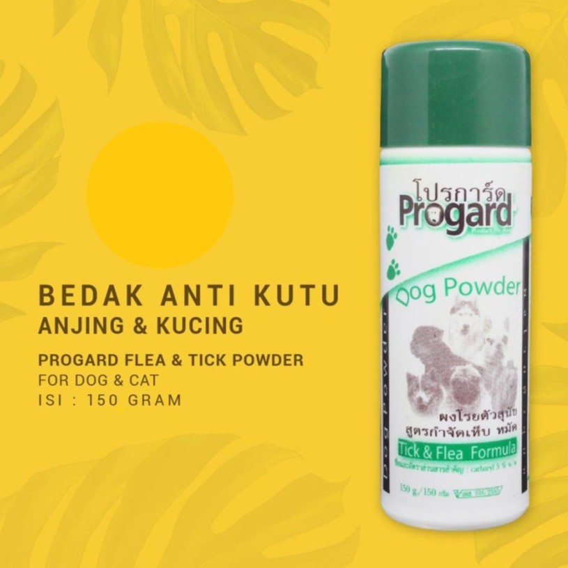 Jual Bedak Pembasmi Kutu Anjing / Progard Bedak Kutu Tick and Flea Formula | Shopee Indonesia