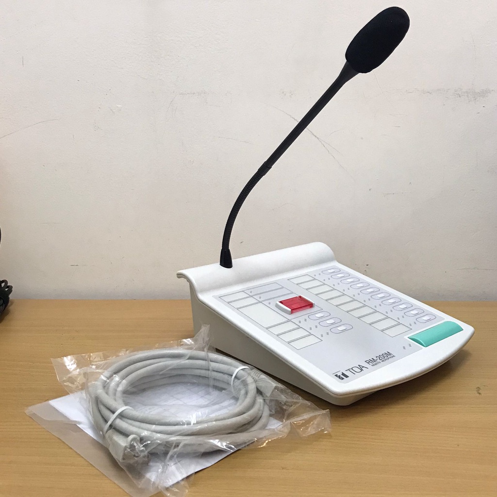 Jual Mic Paging TOA RM-200M S TOA RM200M Remote Mic Original | Shopee Indonesia