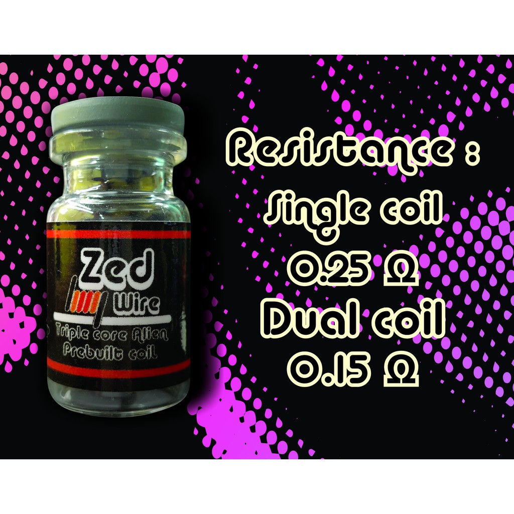 Jual alien coil (Black) / Prebuilt coil / coil vape | Shopee Indonesia