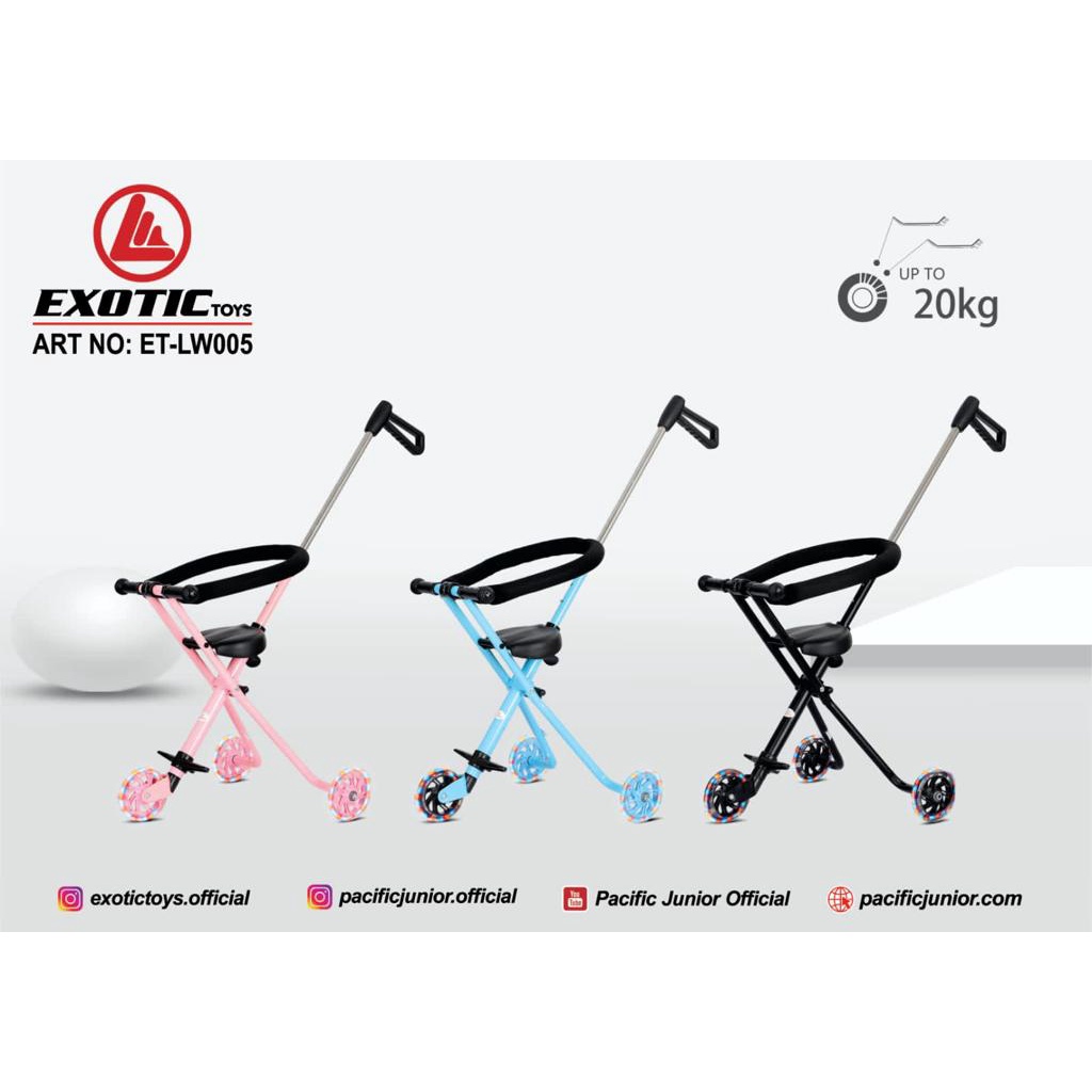 Jual Stroller Anak PMB Ezzy LW 005 Micro Trike Smart Trike Exotic Sepeda Anak Roda 3 Kereta ...