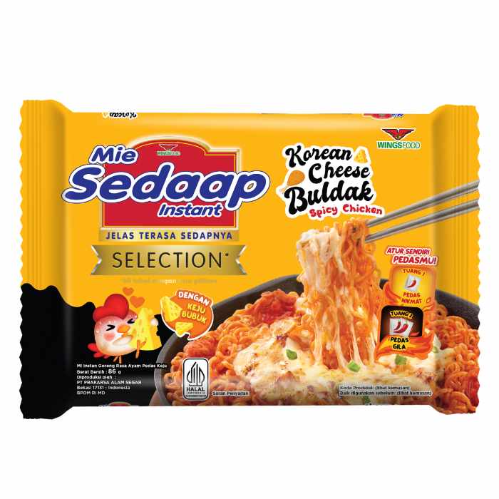 Jual mie goreng korea viral baru rasa keju pedas sedap/sedaap korean ...