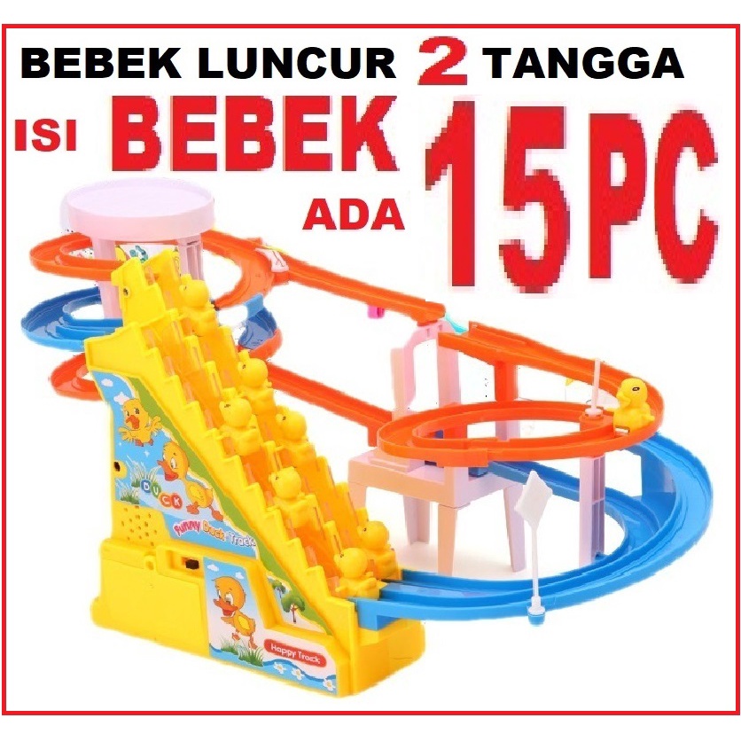 Jual TRACK SLIDER DUCK PAKAI USB KABEL - 2 TANGGA LUNCUR ISI SAMPAI 15 ...