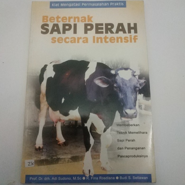 Jual BUKU BETERNAK SAPI PERAS SECARA INTENSIF | Shopee Indonesia