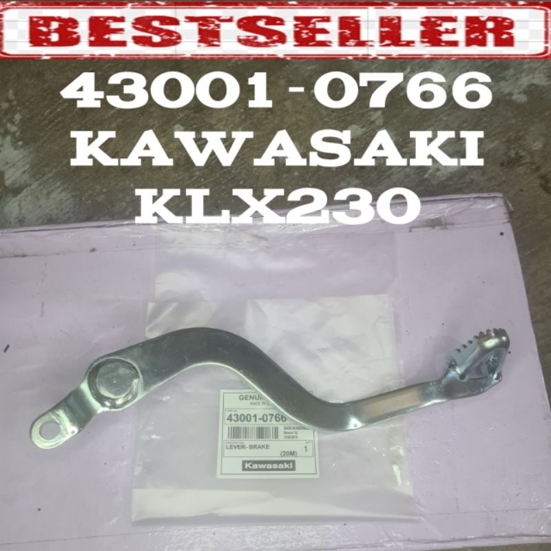 Jual 43001-0766 PEDAL REM BELAKANG KLX230 ASLI | Shopee Indonesia