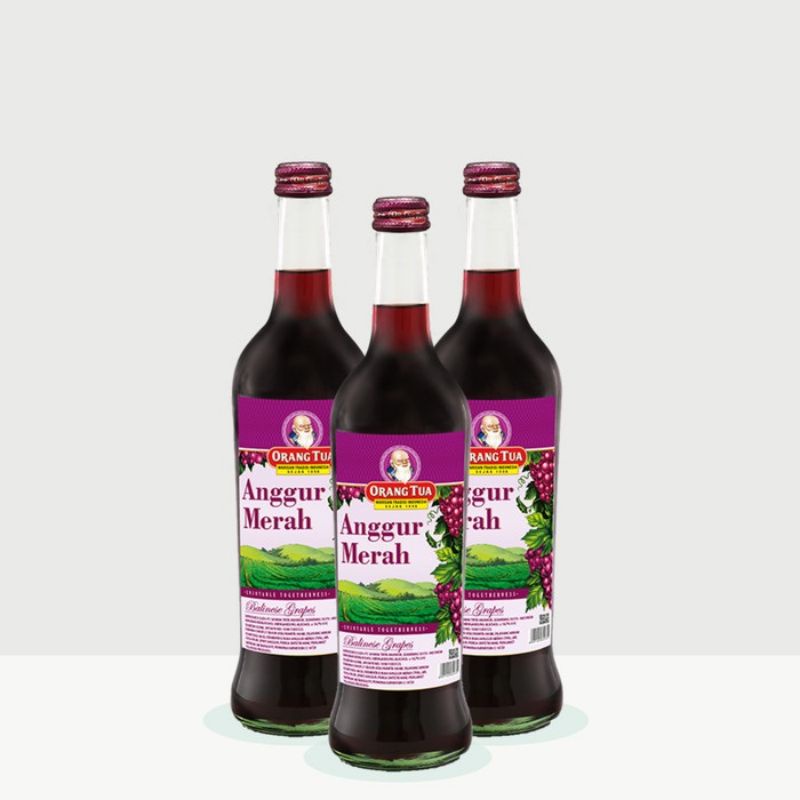 Jual Anggur Merah Orang Tua Original 275ml | Shopee Indonesia