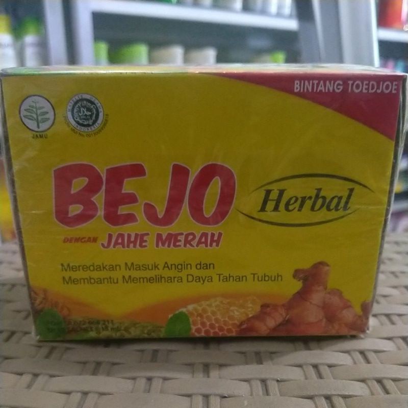 Jual Bejo dengan jahe merah kemasan baru isi 6 | Shopee Indonesia