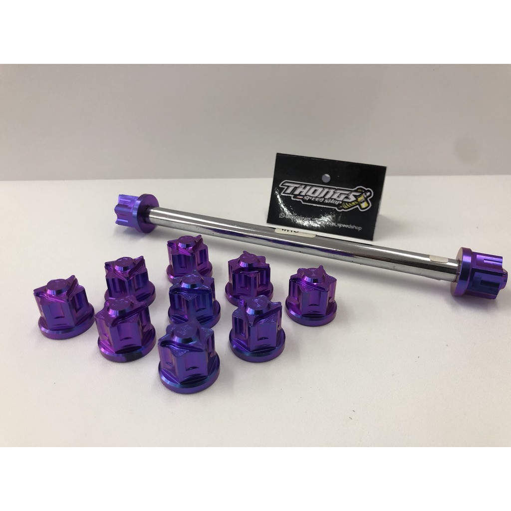 Jual Mur 14 Tutup Titanium Gr5 | Shopee Indonesia