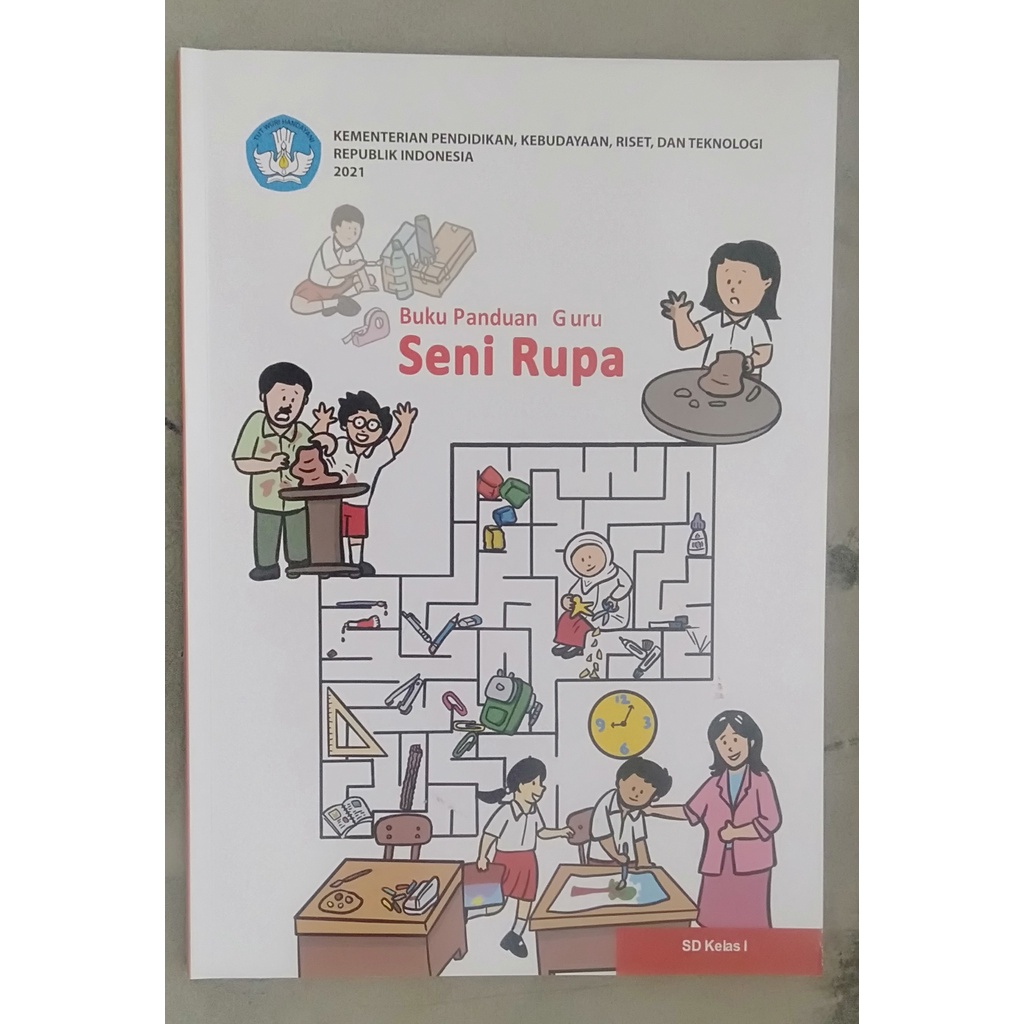 Jual Buku Paket Kemendikbud 2021| Panduan Guru Seni Rupa Kelas 1 SD/MI | Shopee Indonesia