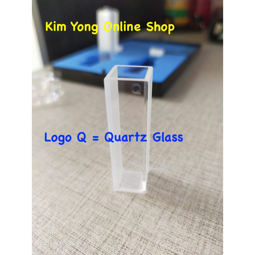 Jual Kuvet Kuarsa / Quartz Cuvettes With Lids 10 mm Cell Cuvette With ...