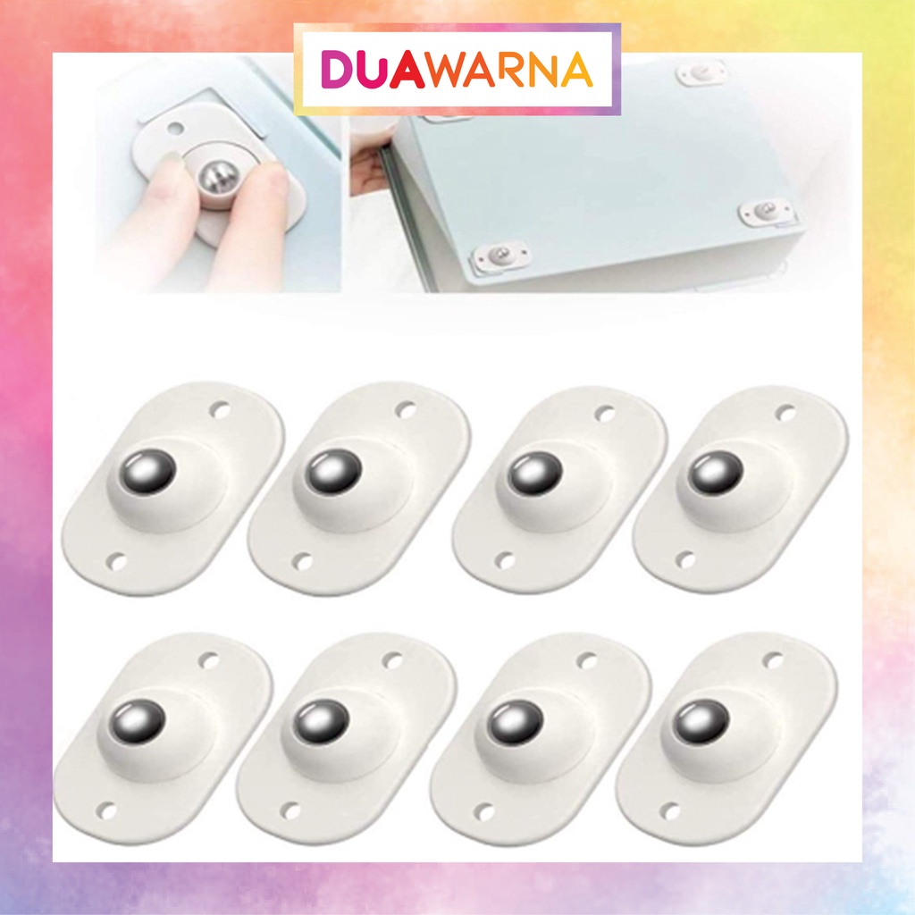 Jual DuaWarna Roda Tempel 360 Universal Stainless Furniture Roda Kecil ...